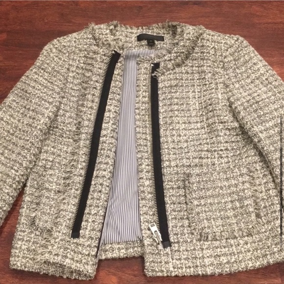 J. Crew | Jackets & Coats | New J Crew Lady Jacket In Metallic Tweed ...